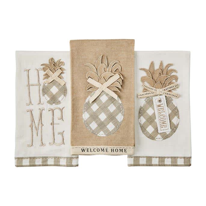 Welcome Pineapple Towels – Oceans Allure