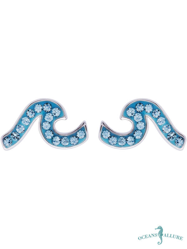 Wave SW Aqua Studs – Oceans Allure