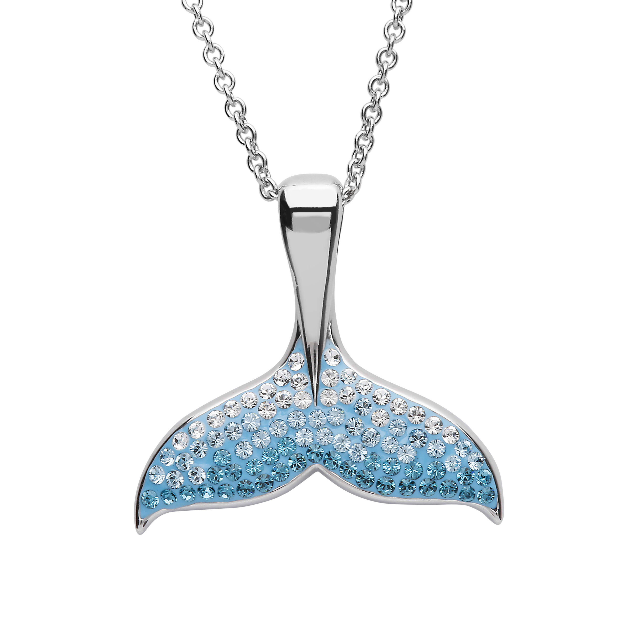 Aqua SW Whale Tale Pendant – Oceans Allure