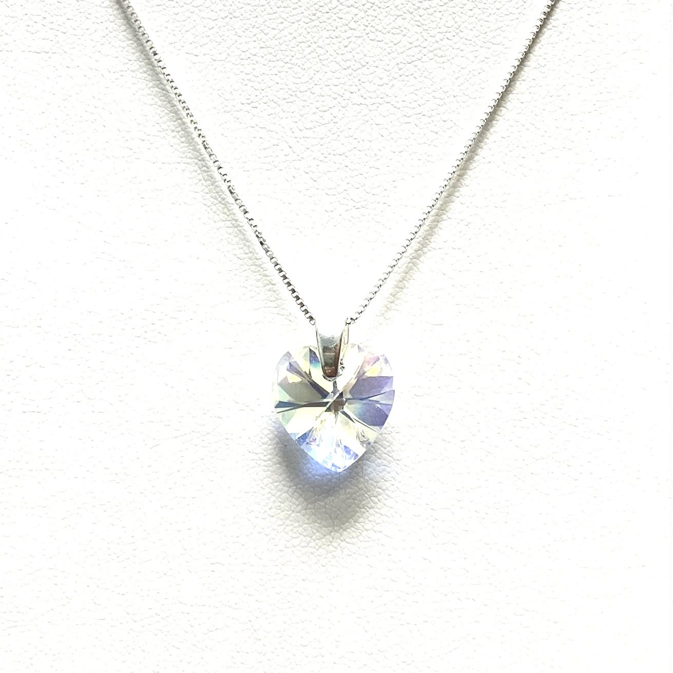 GF Swarovski Heart Pendant – Oceans Allure