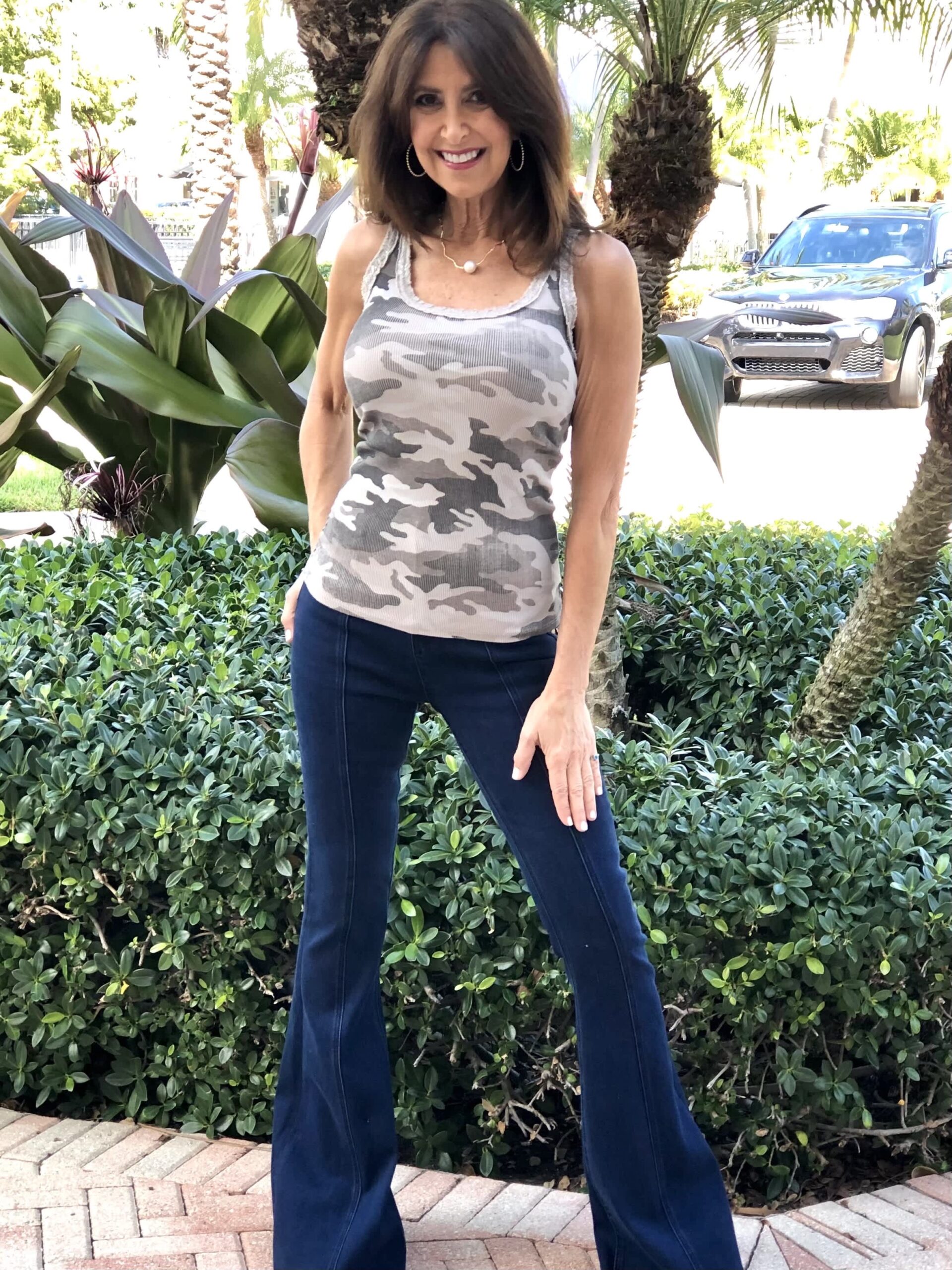 Grey Camo Sequin Racer Tank – Oceans Allure