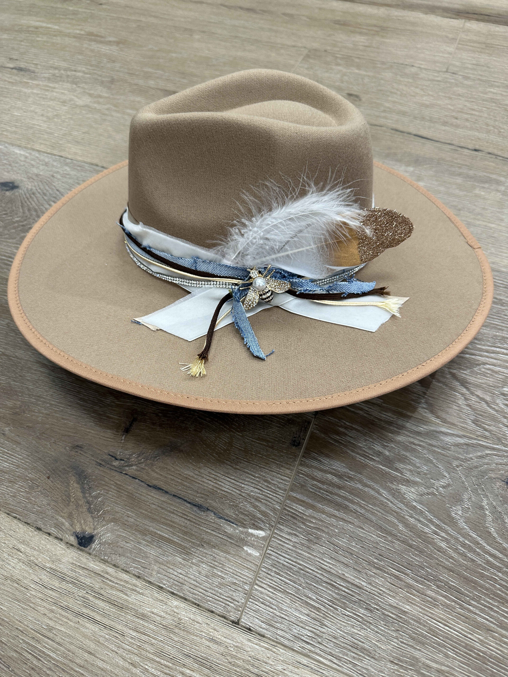 Bumblebee Tan Fedora Hat – Oceans Allure