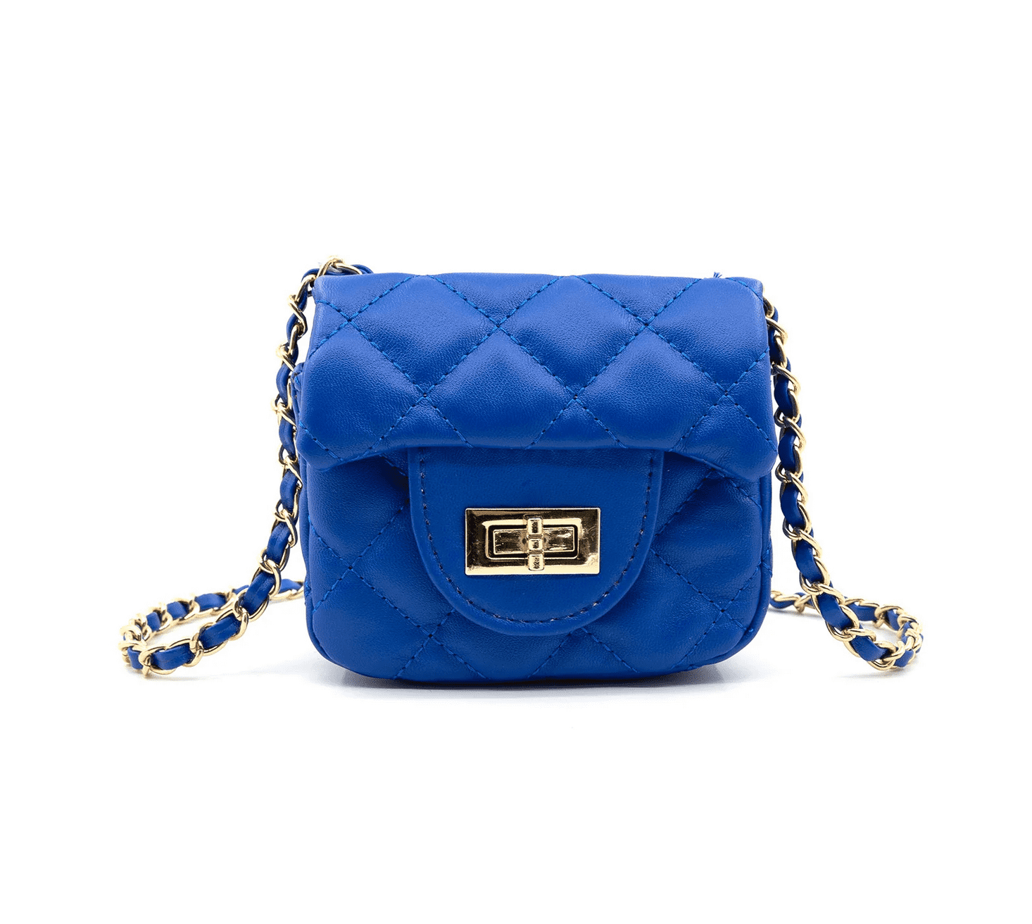 Cobalt Quilted Mini Wallet Bag – Oceans Allure