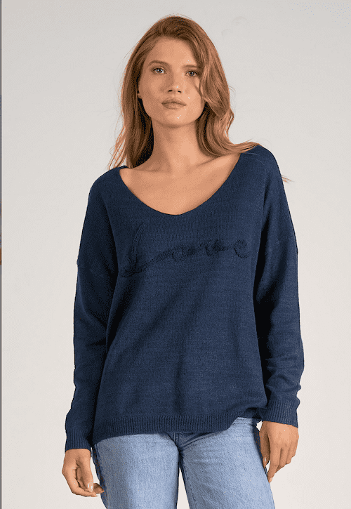 Navy Love Sweater – Oceans Allure