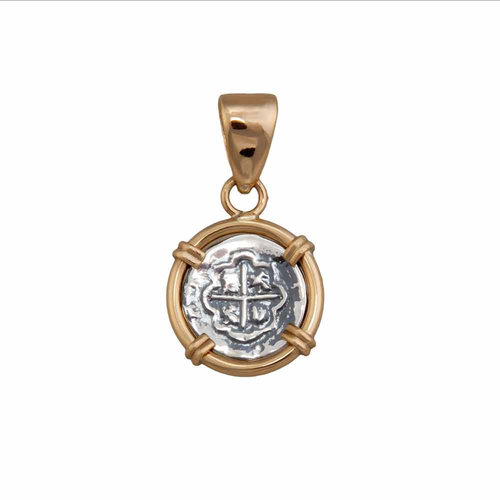20mm Alchemia 2 Tone Treasure Coin Pendant – Oceans Allure